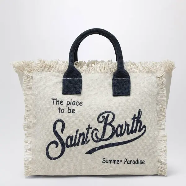 MC2 SAINT BARTH Colette Cotton Bag - White