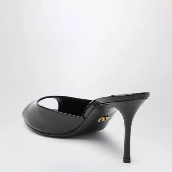 Dolce & Gabbana Keira Patent Mules - Black