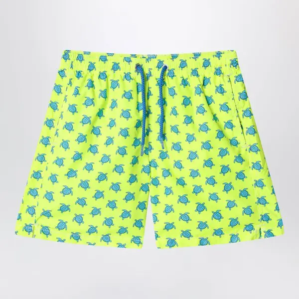 MC2 SAINT BARTH Swimwear With Turtle Print - Yellow