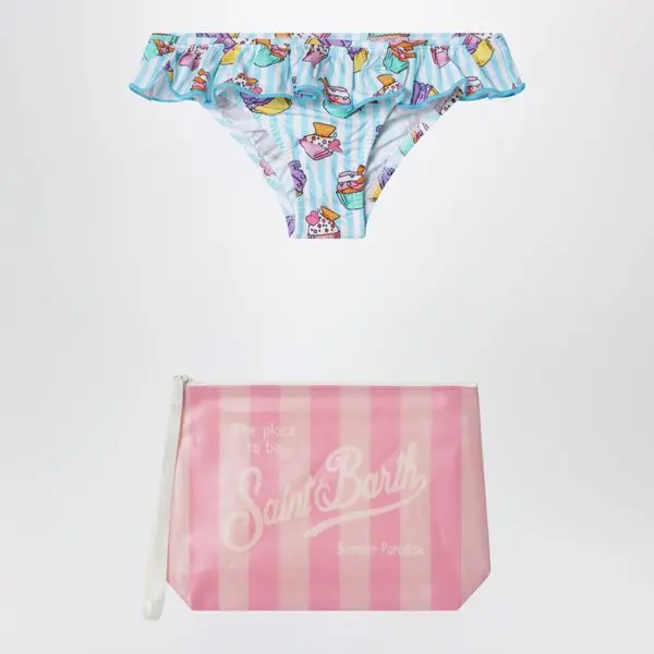 MC2 SAINT BARTH Striped Swim Briefs With Pouch - Multicolor