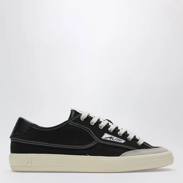 AUTRY Windscape Low Canvas And Suede Sneakers - Black