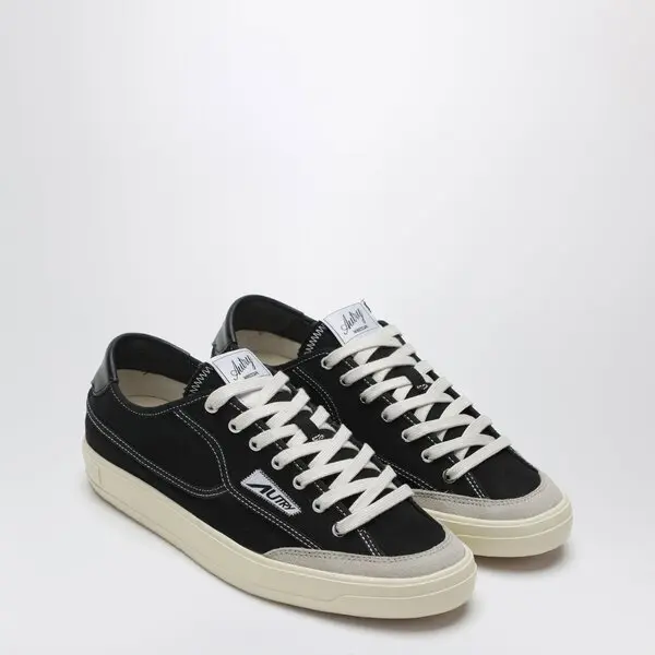 AUTRY Windscape Low Canvas And Suede Sneakers - Black