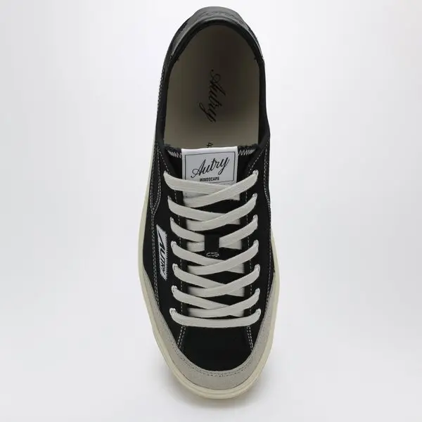 AUTRY Windscape Low Canvas And Suede Sneakers - Black
