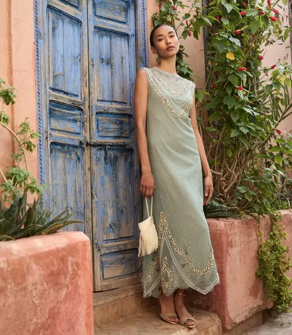 DÔEN Heirloom Artemise Dress - Sage