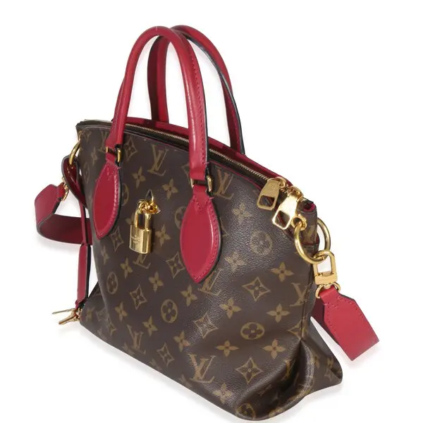 LOUIS VUITTON Monogram Canvas Flower Zipped Tote Pm - Brown
