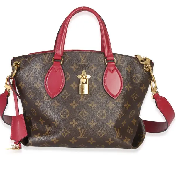 LOUIS VUITTON Monogram Canvas Flower Zipped Tote Pm - Brown