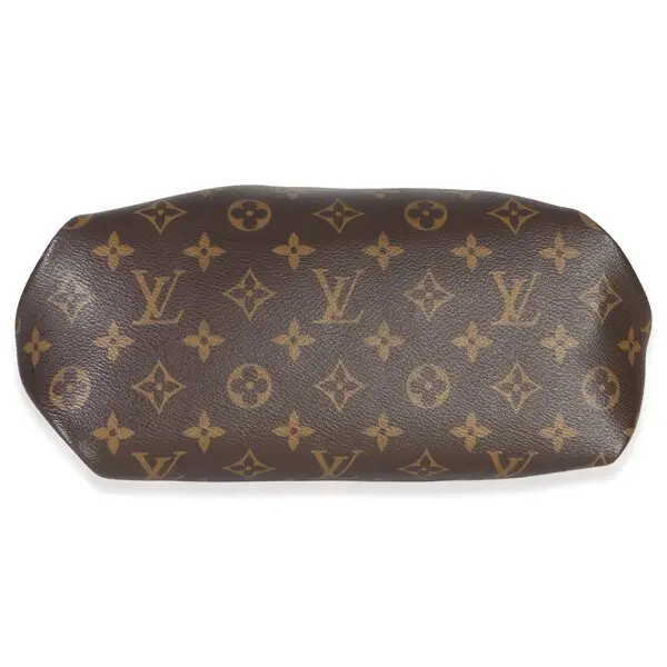 LOUIS VUITTON Monogram Canvas Flower Zipped Tote Pm - Brown