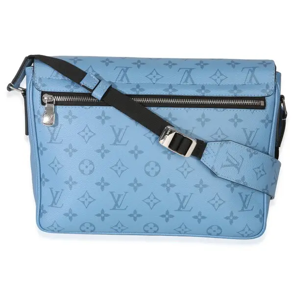 LOUIS VUITTON Denim Taigarama Messengerama - Blue