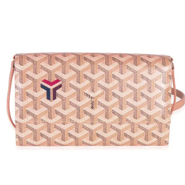 Goyard Goyardine Canvas Varenne Continental Wallet - Pink