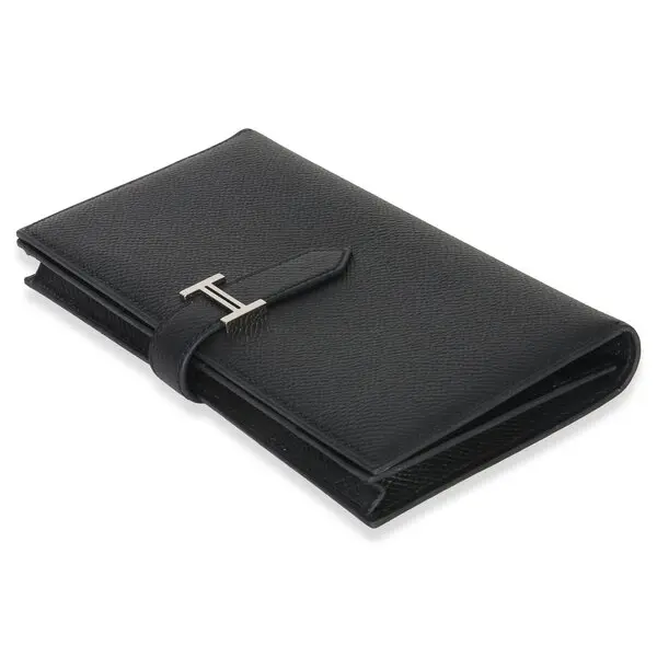 Hermès Epsom Bearn Wallet Phw - Black
