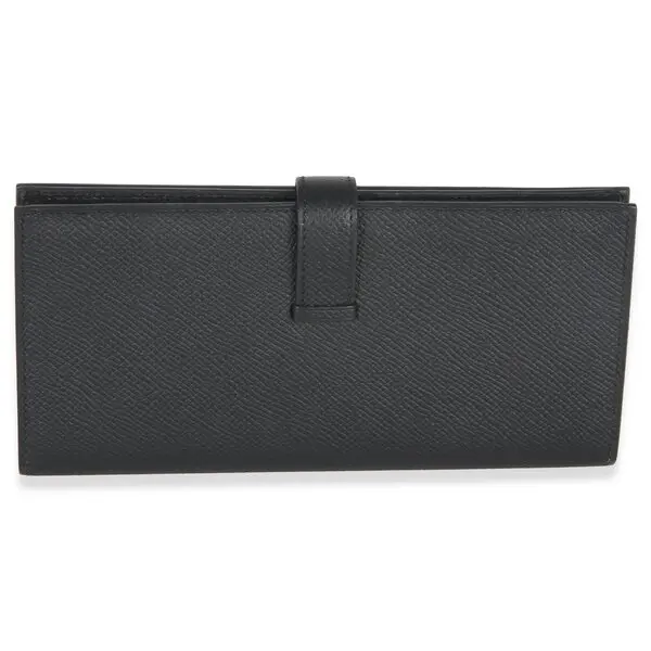 Hermès Epsom Bearn Wallet Phw - Black