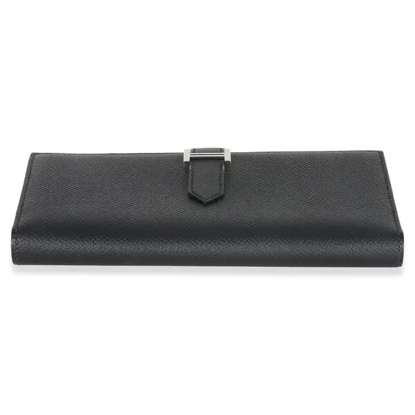 Hermès Epsom Bearn Wallet Phw - Black