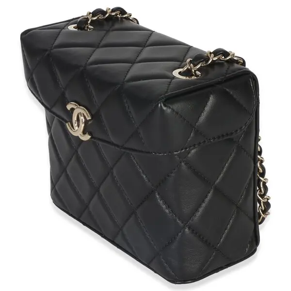 Chanel Quilted Lambskin Secret Box Bag