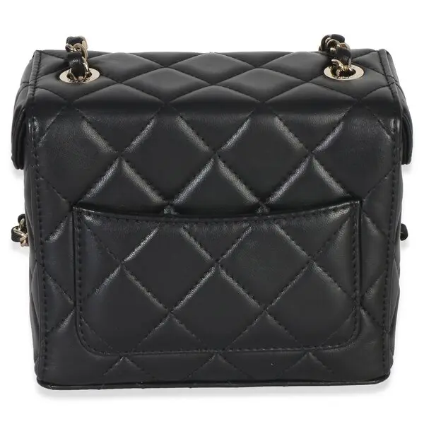 Chanel Quilted Lambskin Secret Box Bag