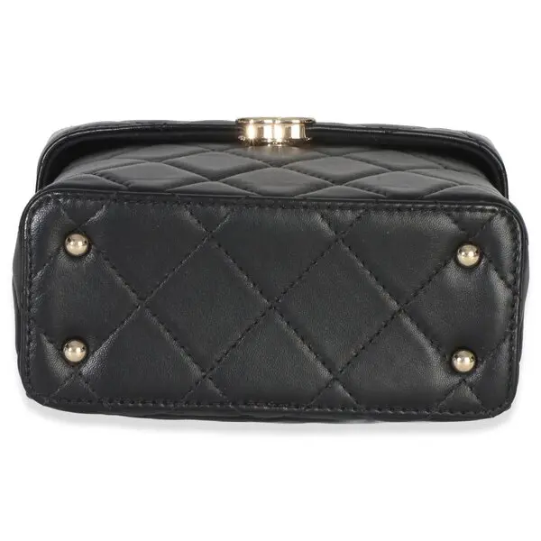 Chanel Quilted Lambskin Secret Box Bag