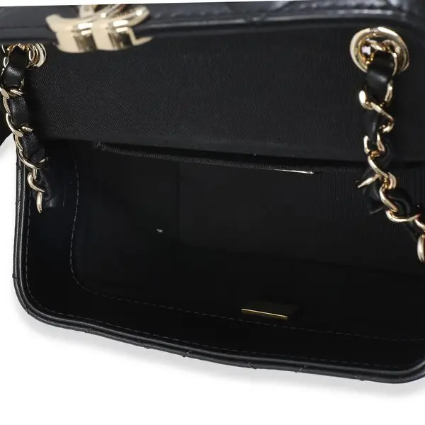Chanel Quilted Lambskin Secret Box Bag