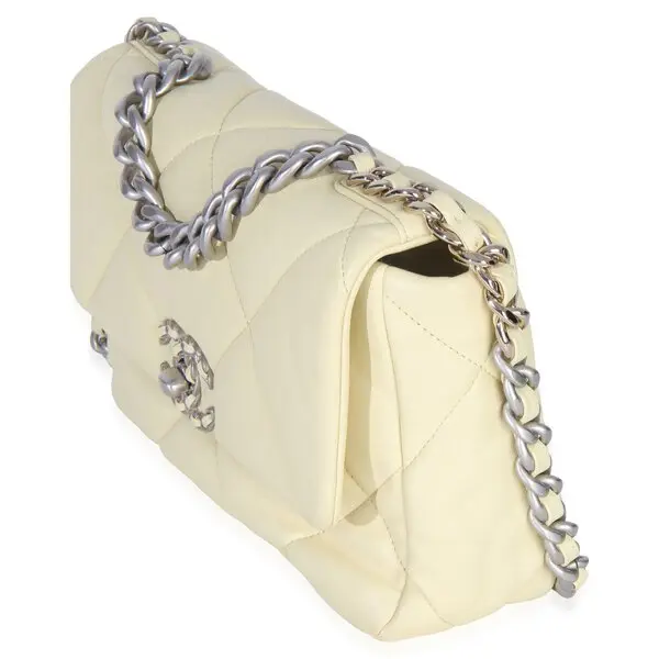 Chanel Light Quilted Lambskin 19 Flap Bag