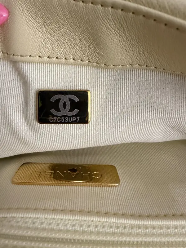 Chanel Light Quilted Lambskin 19 Flap Bag