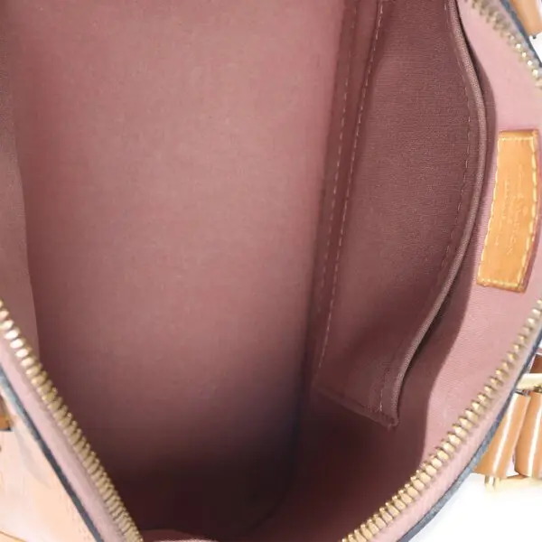 LOUIS VUITTON Monogram Vernis Alma Bb - Tan