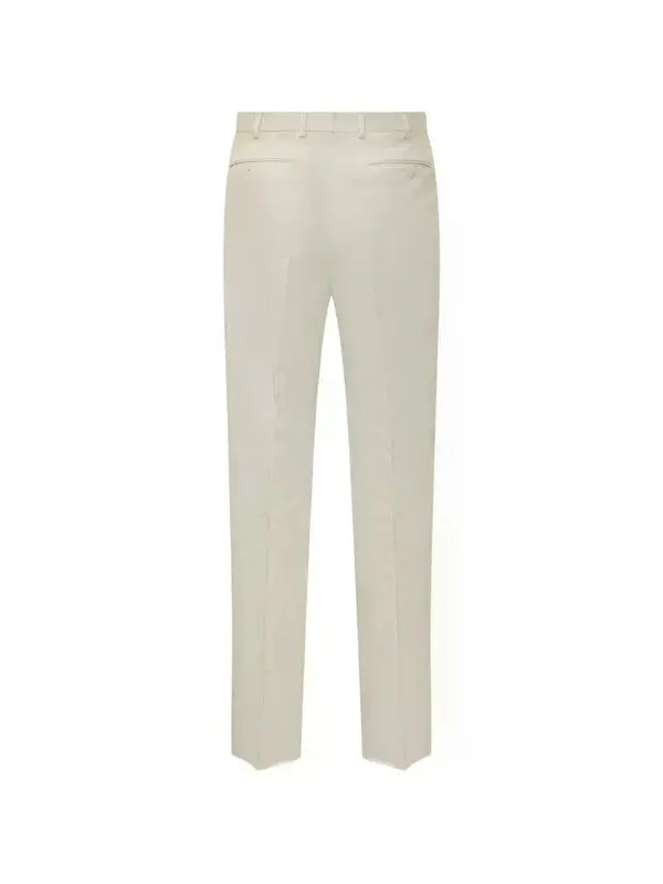 GABRIELE PASINI Pleated Pressed-crease Trousers