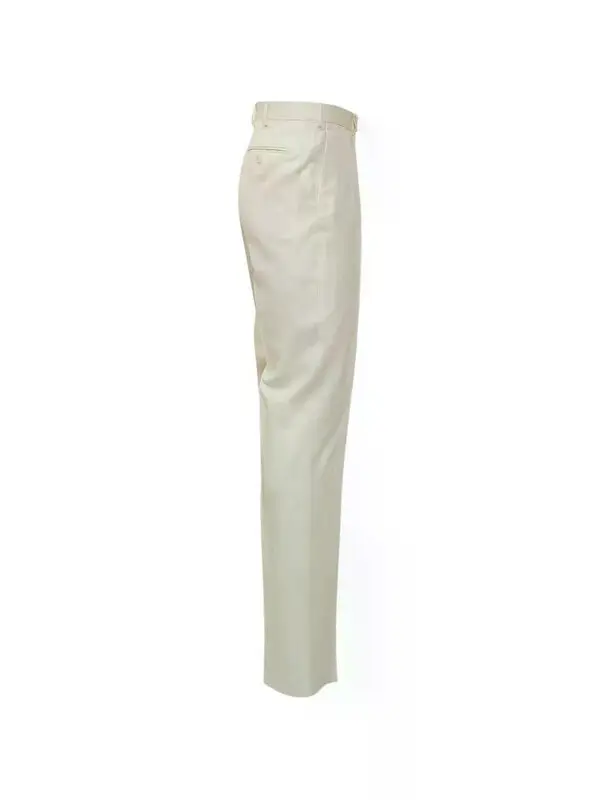 GABRIELE PASINI Pleated Pressed-crease Trousers