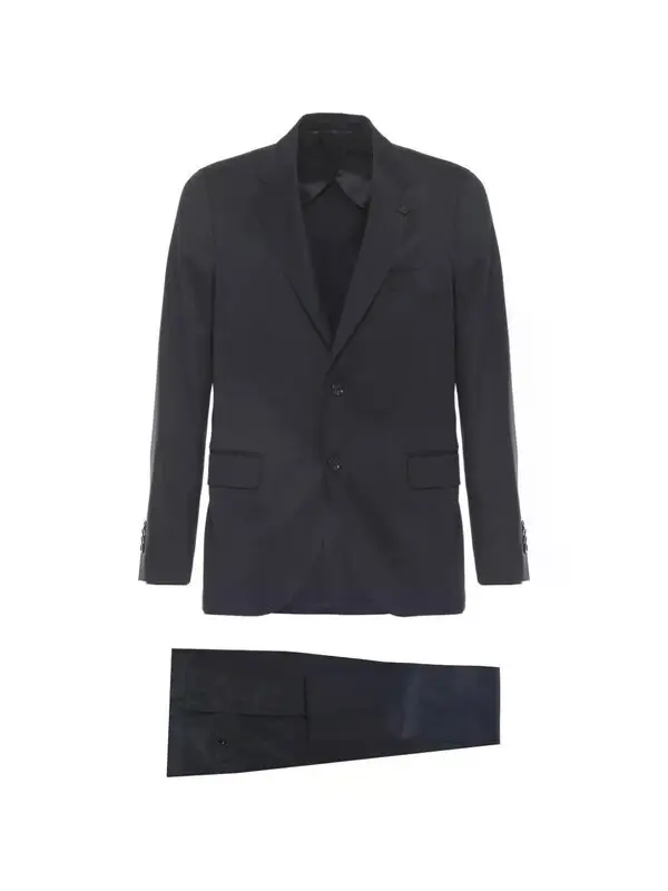 LARDINI Wool Suit - Black