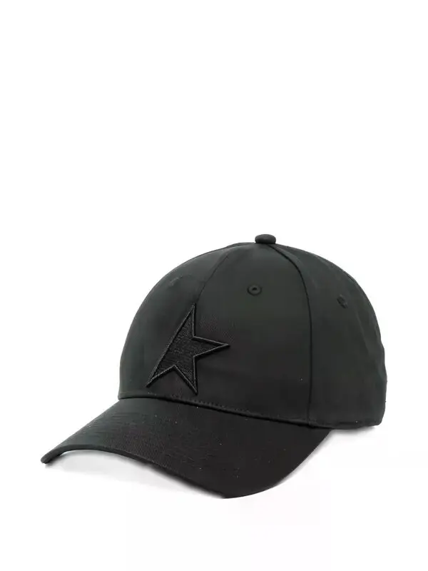 GOLDEN GOOSE Star-patch Baseball Cap - Black