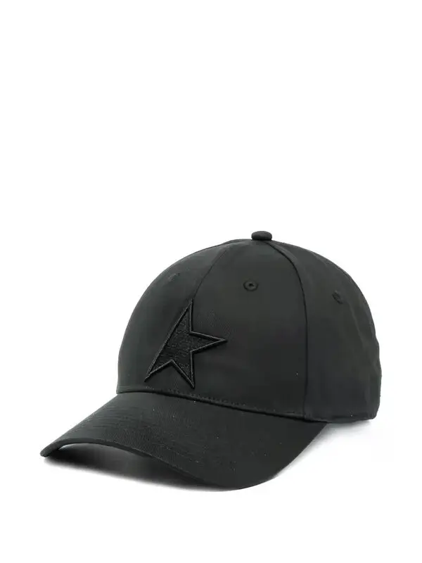 GOLDEN GOOSE Star-patch Baseball Cap - Black