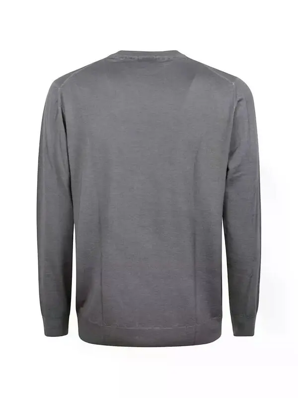DRUMOHR Crew-neck Wool Sweater - Grey