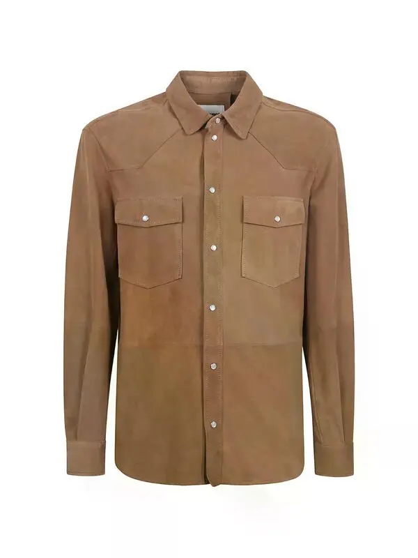 SWORD 6644 Suede Shirt - Neutrals