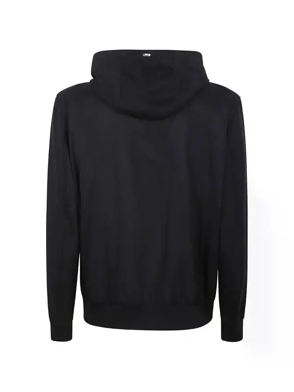 Herno Zip-up Jacket With Drawstring Hood - Black