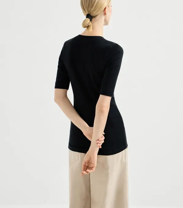 Brunello Cucinelli Stretch-cotton Monili-detail T-shirt