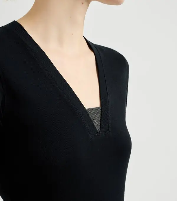 Brunello Cucinelli Stretch-cotton Monili-detail T-shirt