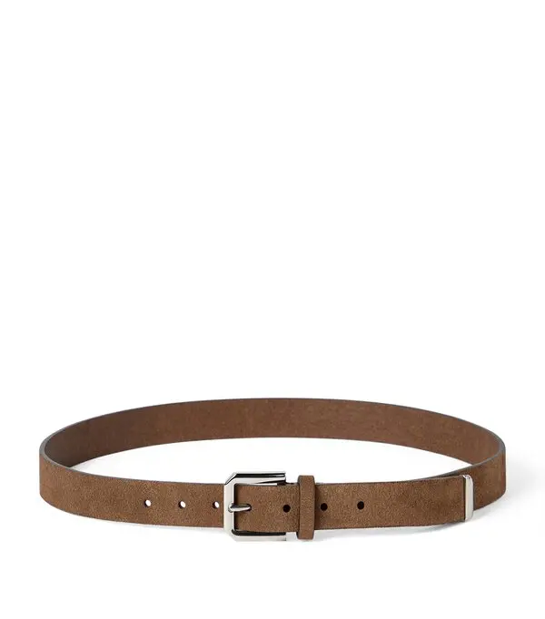 Brunello Cucinelli Reversible Leather Belt - Brown