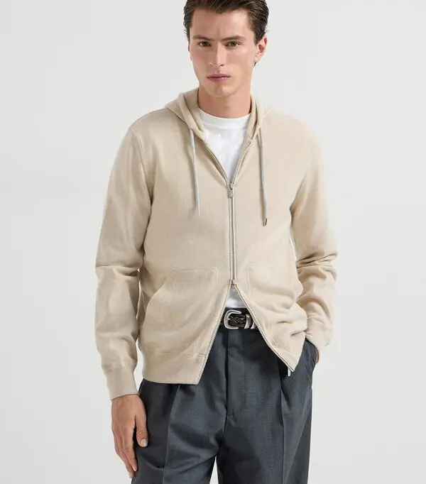 Brunello Cucinelli Cashmere Zip-up Hoodie