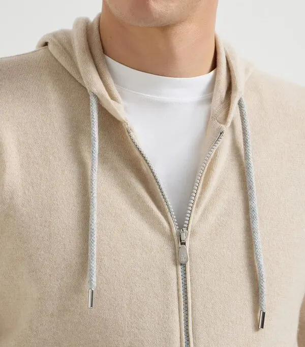 Brunello Cucinelli Cashmere Zip-up Hoodie
