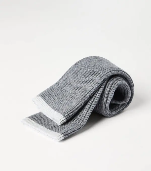 Brunello Cucinelli Cotton Ribbed Socks - Grey