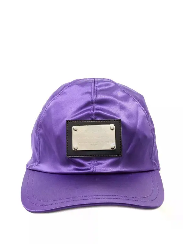 Dolce & Gabbana Logo-plaque Cap - Purple