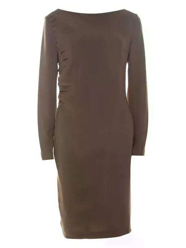 Escada Pleated Midi Dress