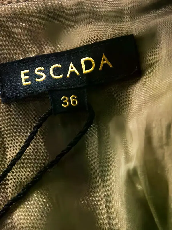 Escada Pleated Midi Dress