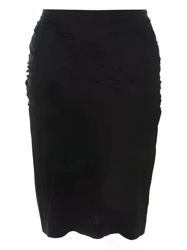 Escada Draped Front Skirt