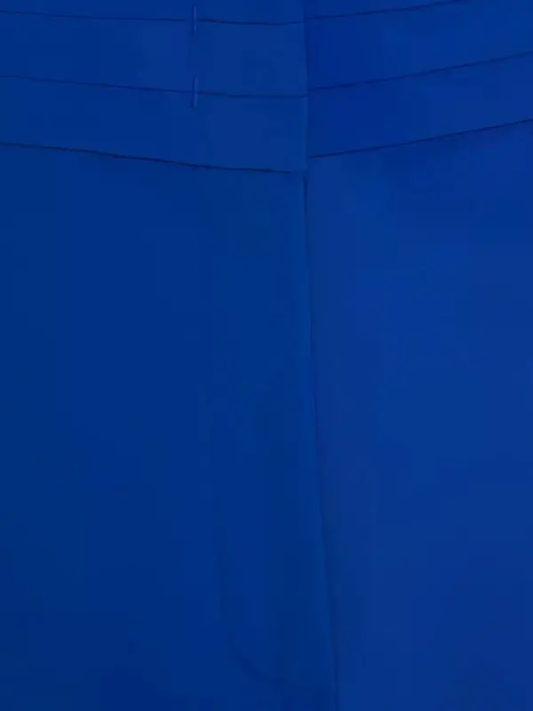 Escada High-waisted Trousers With Gold Clasp Detail