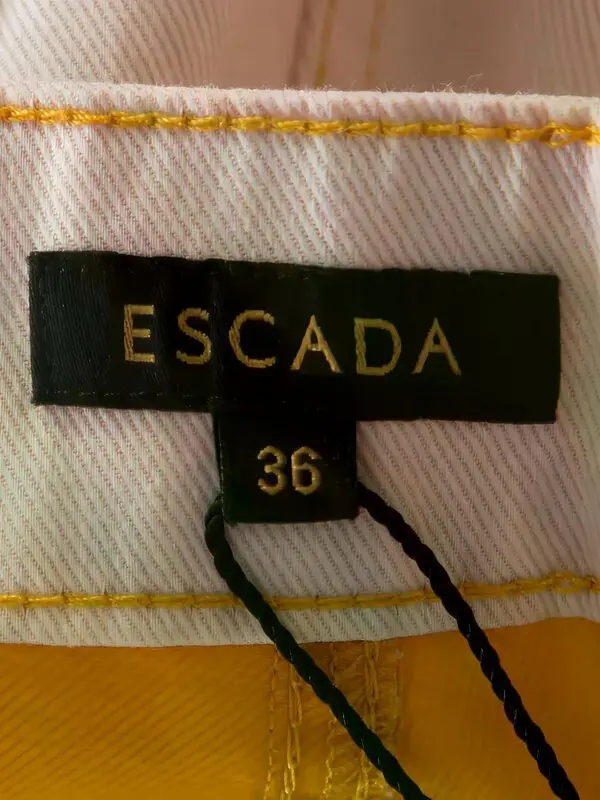 Escada Topstitched Jeans