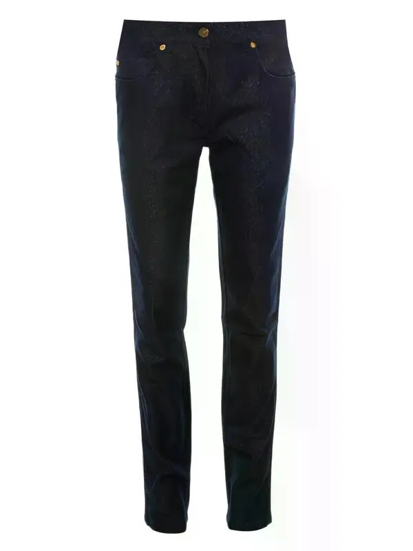 Escada Glitter Trousers - Blue