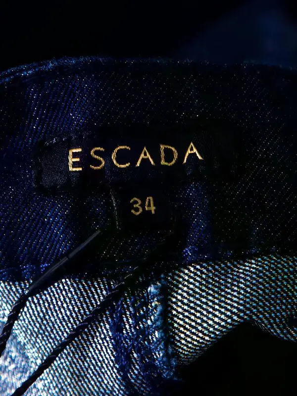 Escada Glitter Trousers - Blue