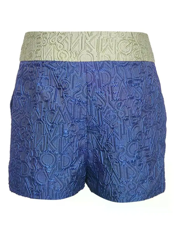 MARY KATRANTZOU Alphabet-jacquard Shorts