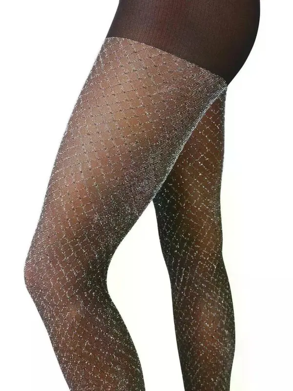 Swedish Stockings Casey Shimmery Fishnet Tights