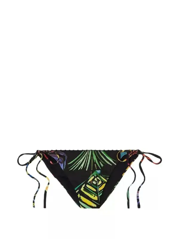 Charo Ruiz Ibiza Marisa Abstract-print Bikini Bottoms - Black
