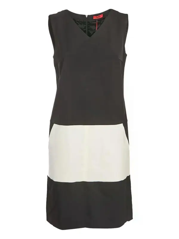 Hugo Boss Two-tone Sleeveless Dress