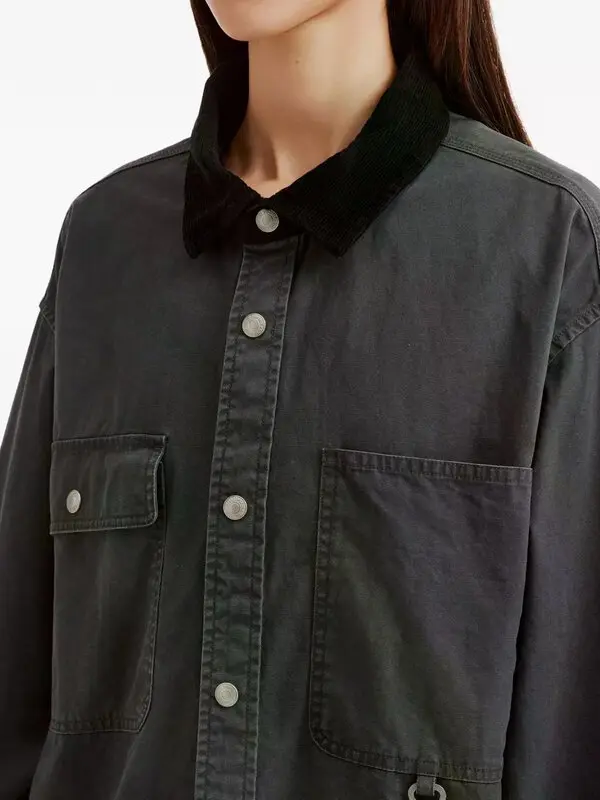 Izzue Corduroy-collar Overshirt